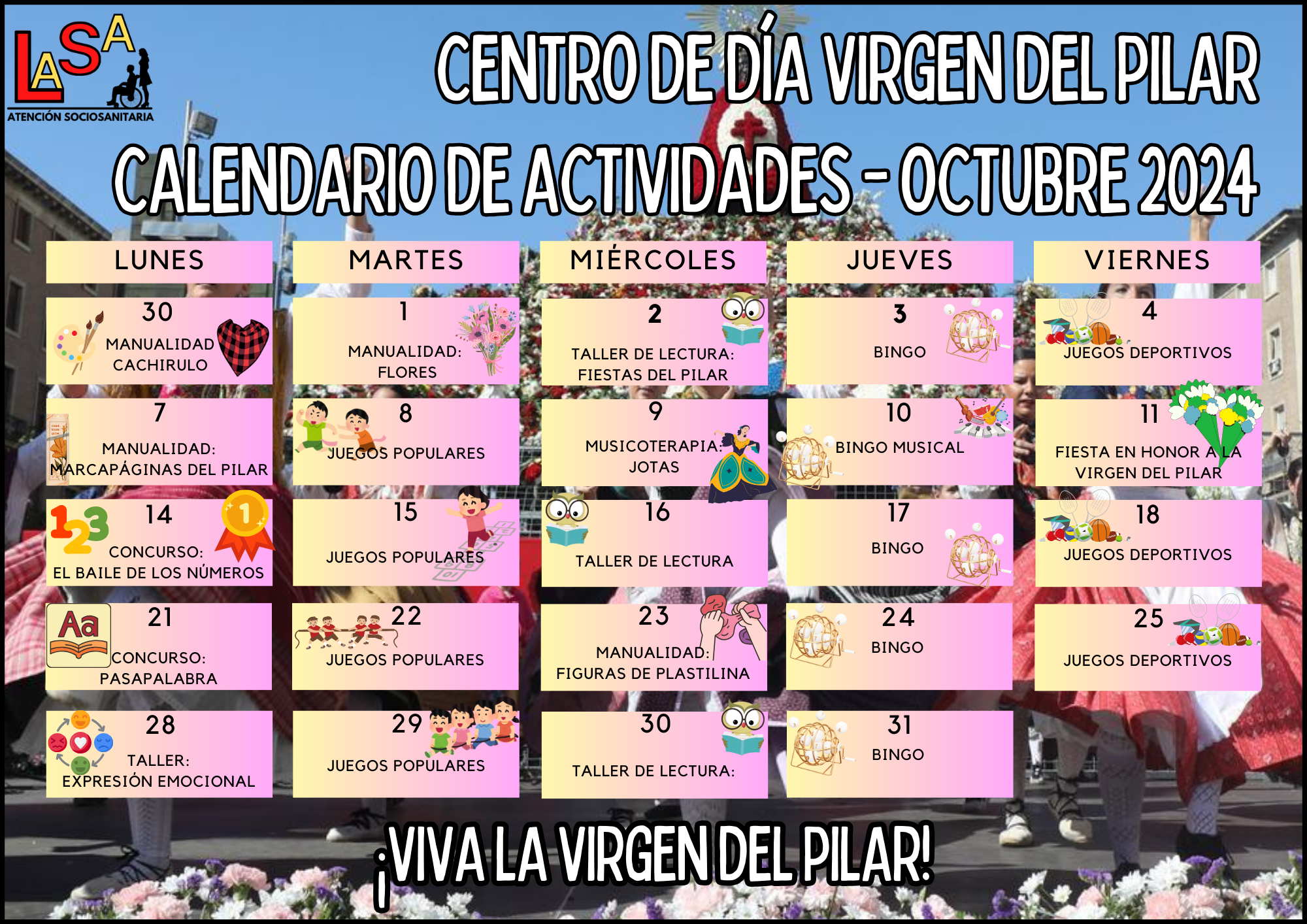 TABLÓN DEL CENTRO | Lasa Virgen del Pilar
